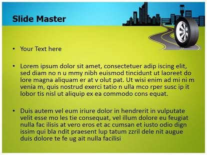 Professional Automobile and Transportation Editable PowerPoint Template