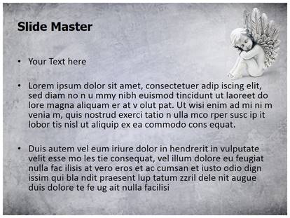 Professional Cute Angel Editable PowerPoint Template