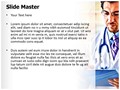 Professional Doctor Writing Editable PowerPoint Template