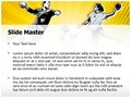 Professional Handball Sports Player Editable PowerPoint Template