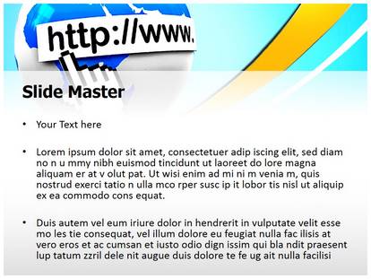 Professional Internet Web Http Editable PowerPoint Template