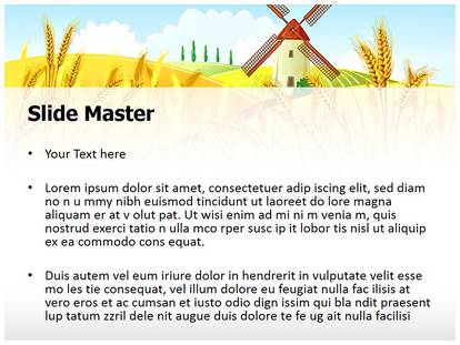 Professional Rural Scenery Editable PowerPoint Template