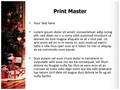 Professional Christmas decoration Editable PowerPoint Template