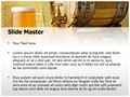 Professional Beer and barrel Editable PowerPoint Template
