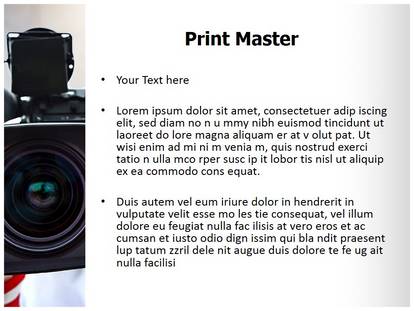 Professional Reporter Editable PowerPoint Template