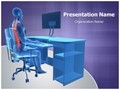 Professional Correct Sitting Posture Editable PowerPoint Template