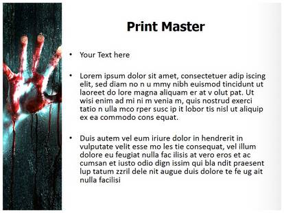 Professional Zombie Editable PowerPoint Template