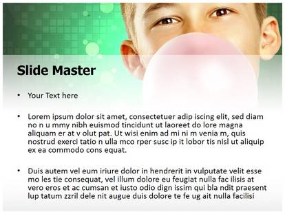Professional Chewing Gum Editable PowerPoint Template