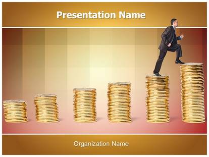 Professional Money Graph Editable PowerPoint Template