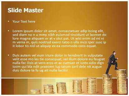 Professional Money Graph Editable PowerPoint Template
