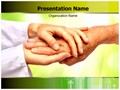 Professional Caring Helping Hands Editable PowerPoint Template