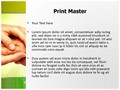 Professional Caring Helping Hands Editable PowerPoint Template