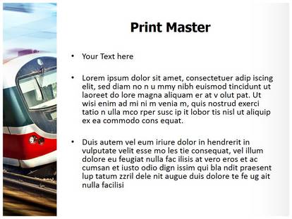 Professional Train Accident Editable PowerPoint Template