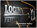 Professional Login Password Editable PowerPoint Template