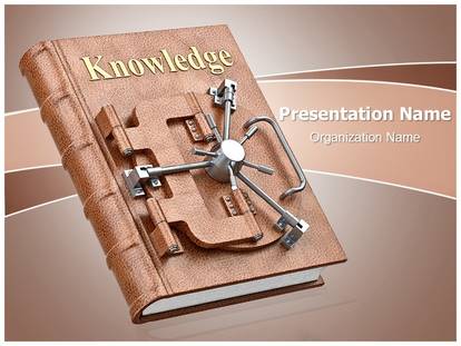 Professional Book of Knowledge Editable PowerPoint Template