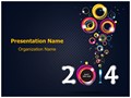 Professional New Year Abstract Editable PowerPoint Template