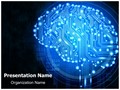 Professional Circuit Brain Editable PowerPoint Template