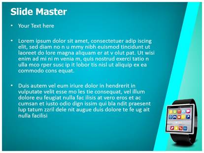Professional Smart Watch Editable PowerPoint Template