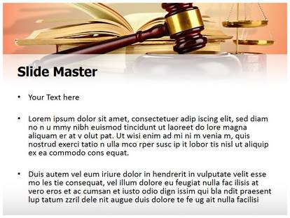 Professional Legal Education Editable PowerPoint Template