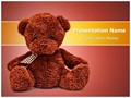 Professional Cute Teddy Bear Editable PowerPoint Template