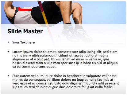 Professional High Jump Editable PowerPoint Template