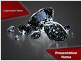 Professional Shiny Diamonds Editable PowerPoint Template