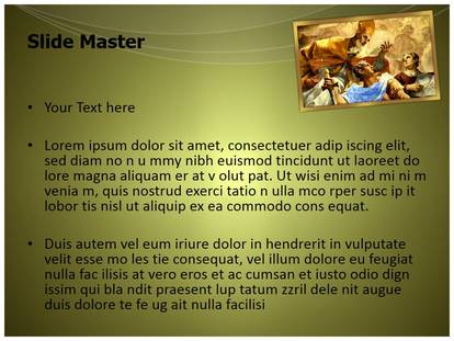 Professional Renaissance Editable PowerPoint Template