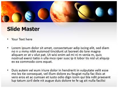 Professional Solar System Editable PowerPoint Template