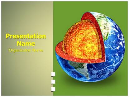 Professional Earth Mantle Editable PowerPoint Template