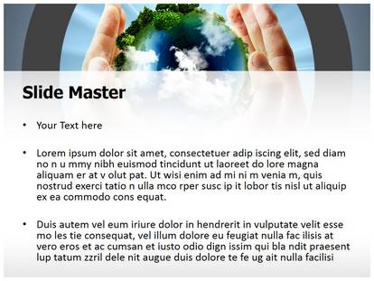 Professional Save Planet Earth Editable PowerPoint Template