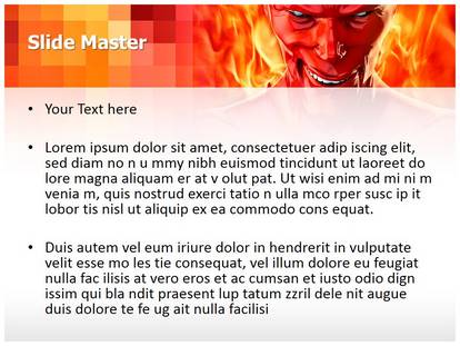 Professional Satan Devil Editable PowerPoint Template