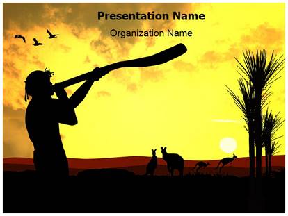 Professional Aboriginal Population Editable PowerPoint Template