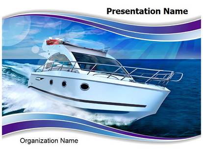 Professional Powerboat Editable PowerPoint Template