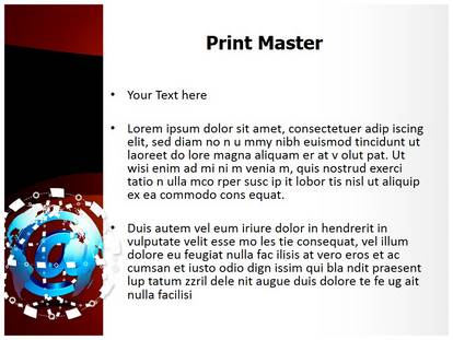 Professional Email Marketing Communication Editable PowerPoint Template