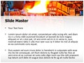 Professional Blast Furnace Editable PowerPoint Template