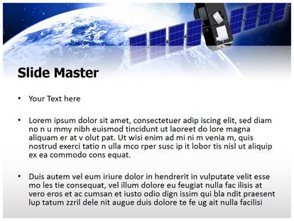 Professional Satellite Editable PowerPoint Template