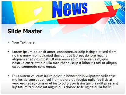 Professional Journalism Breaking News Editable PowerPoint Template