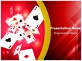 Professional Gambling Playing Cards Editable PowerPoint Template