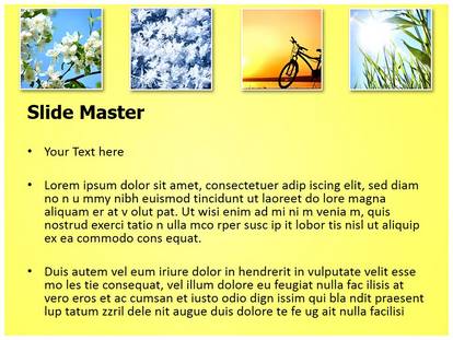 Professional Four Seasons Editable PowerPoint Template