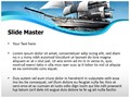 Professional Ship With Sails Editable PowerPoint Template