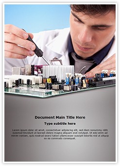 Computer Engineer Editable Word Template and Design